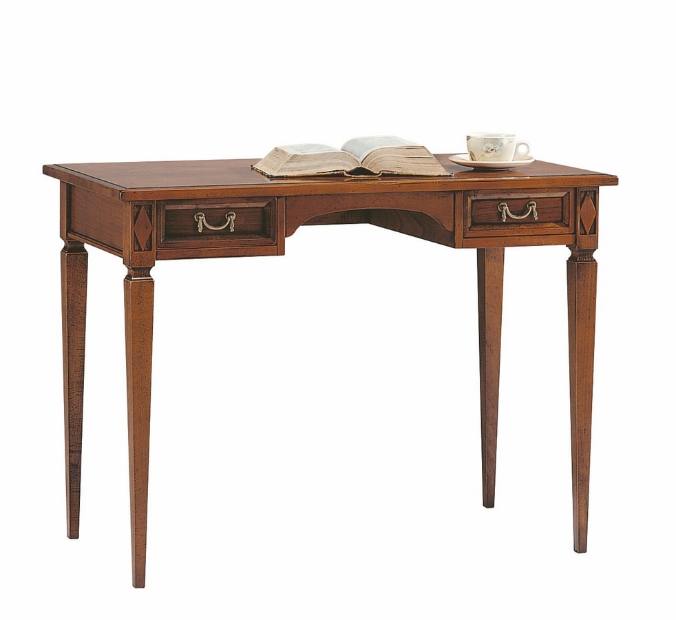 Bureau en bois avec tiroirs, style Directoire | IDFdesign
