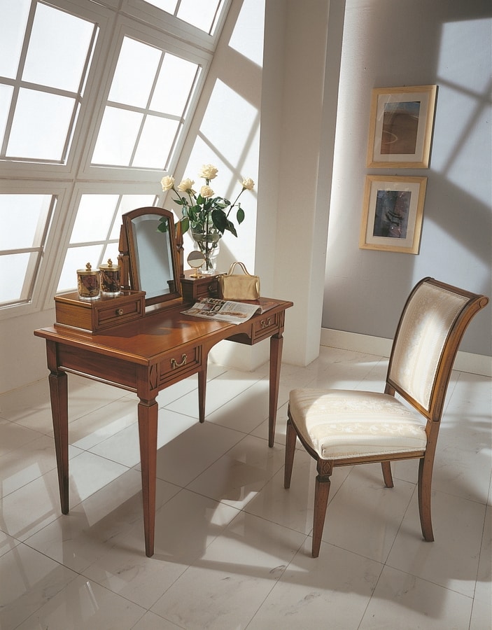 Bureau en bois avec tiroirs, style Directoire | IDFdesign