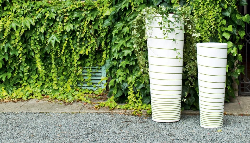 Pots de jardin de forme conique tronquée | IDFdesign