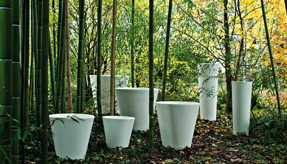 Pots de jardin de forme conique tronquée | IDFdesign
